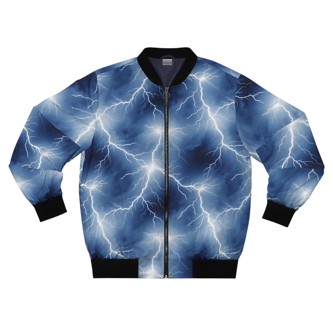 Ride the Lightning Set Bomber Jacket Trippy Abstract Hoodies Music ...