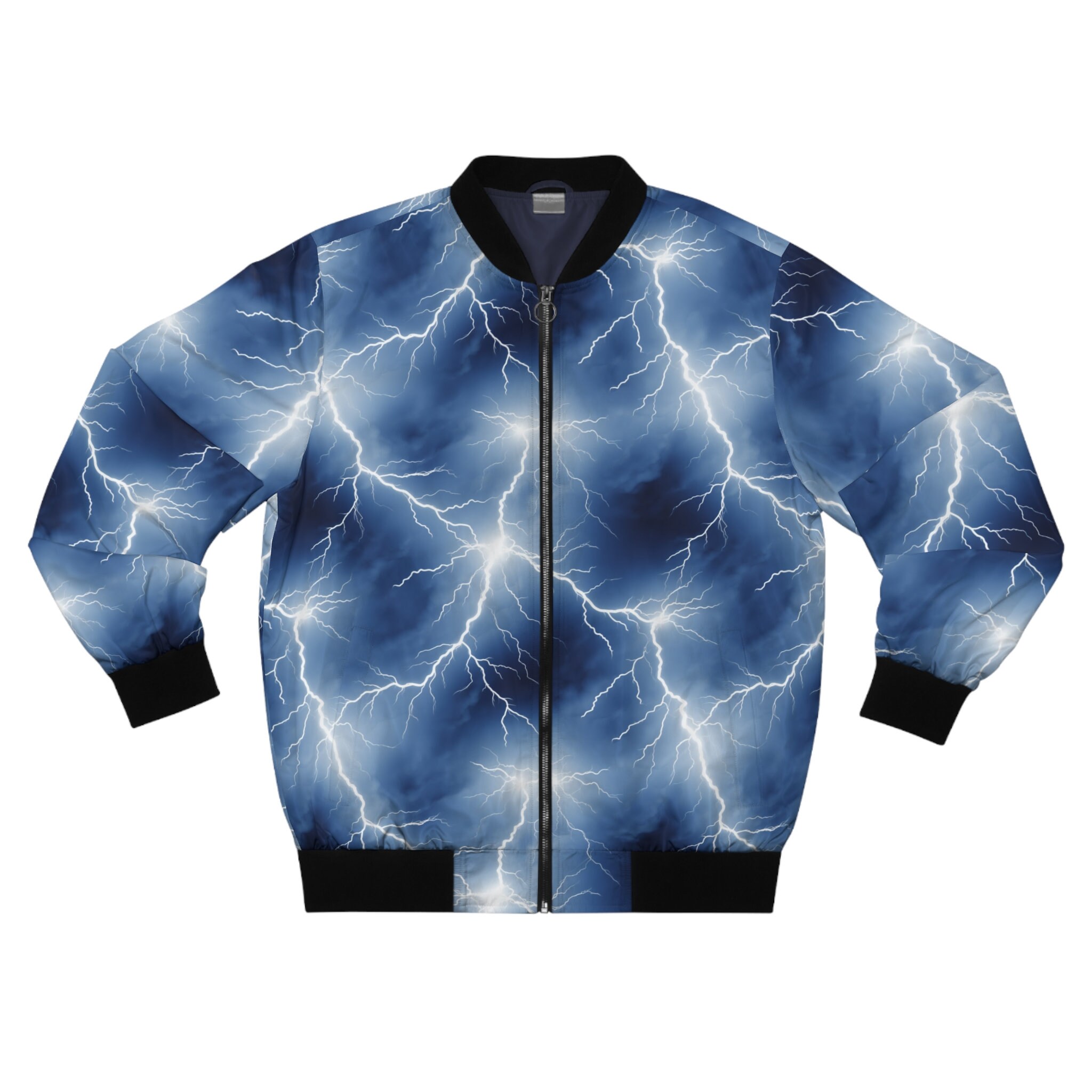 Ride the Lightning Set Bomber Jacket Trippy Abstract Hoodies Music ...