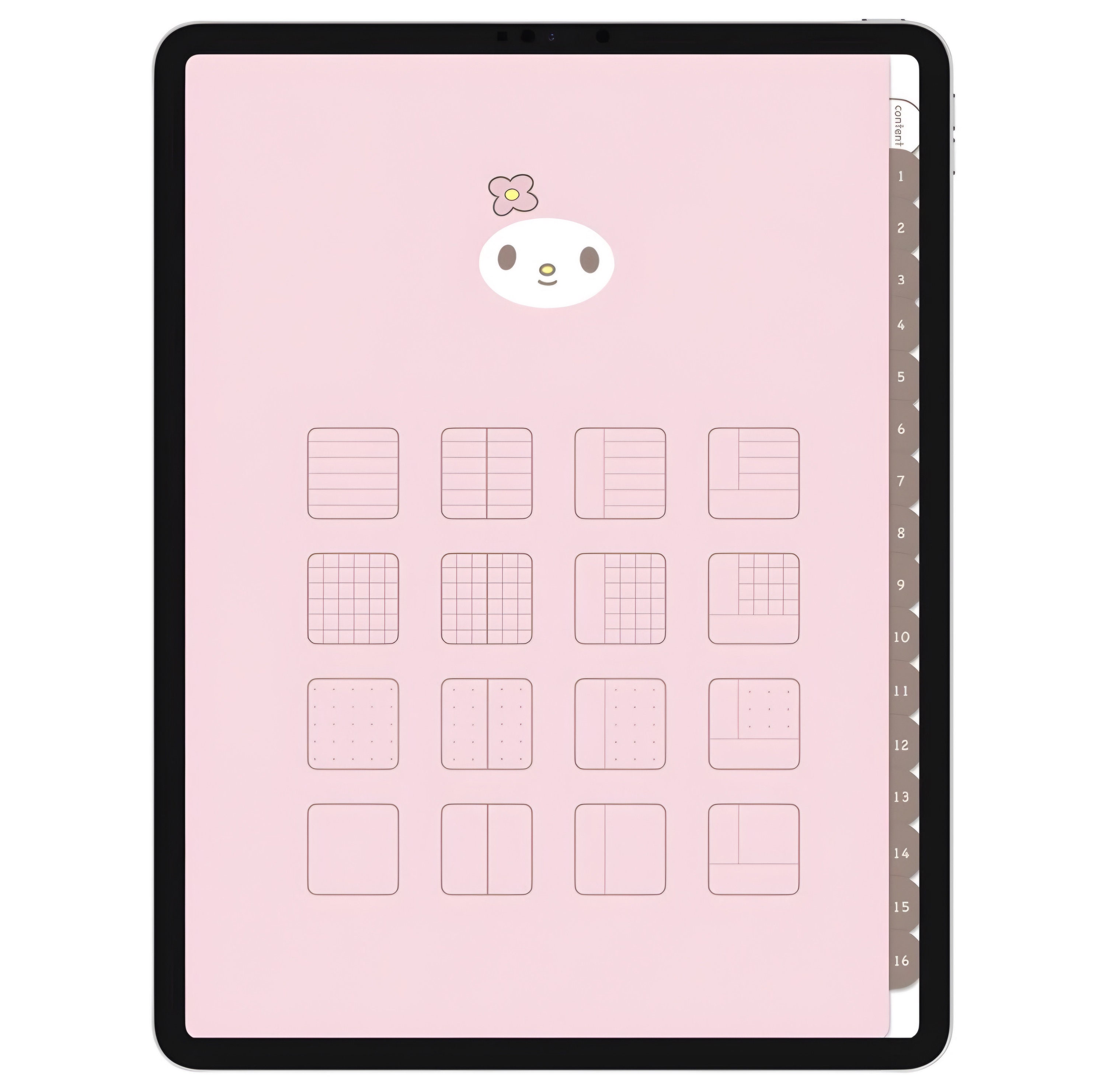 Cute Hyperlink Digital Notebook | Goodnotes Notebook | Kawaii | PDF ...