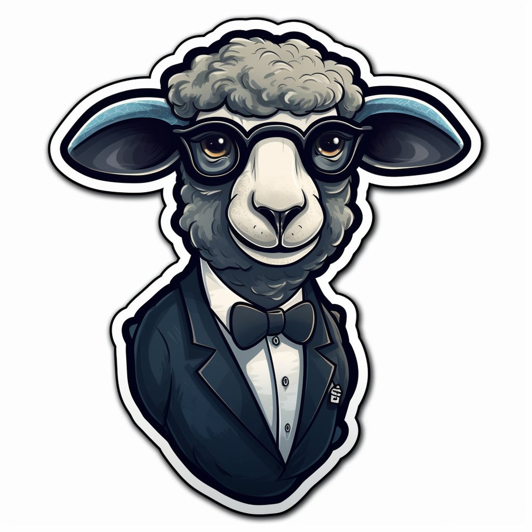 Classy Sheldon the Sheep - Etsy