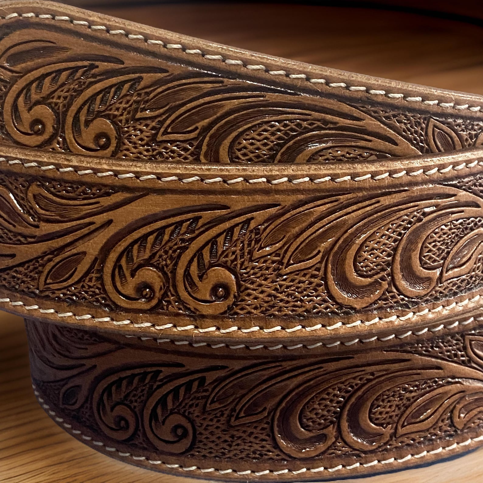 Handmade Men's Western Belt Genuine Full Grain Leather Heavy Duty ...