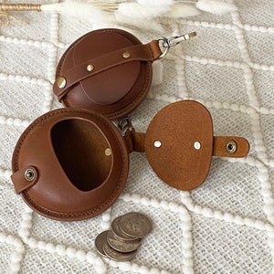 Personalized Leather AirPod Case Cover, Leather Dice Coin Bag, Coin ...
