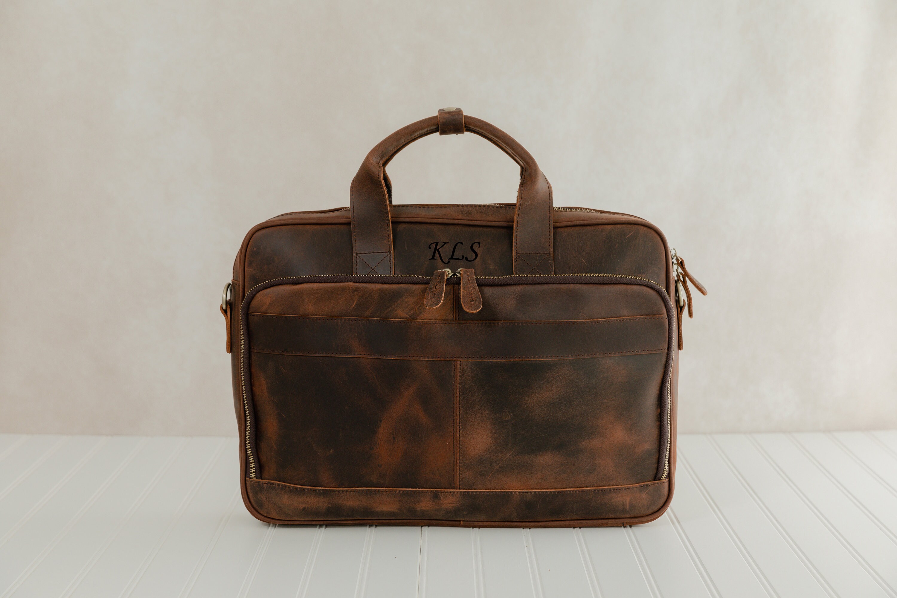 Custom Leather Laptop Briefcase for Men Leather Bag for Men - Etsy