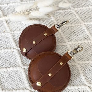 Personalized Leather AirPod Case Cover, Leather Dice Coin Bag, Coin ...