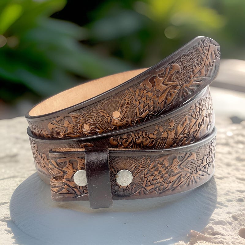 Embossed Belts - Etsy