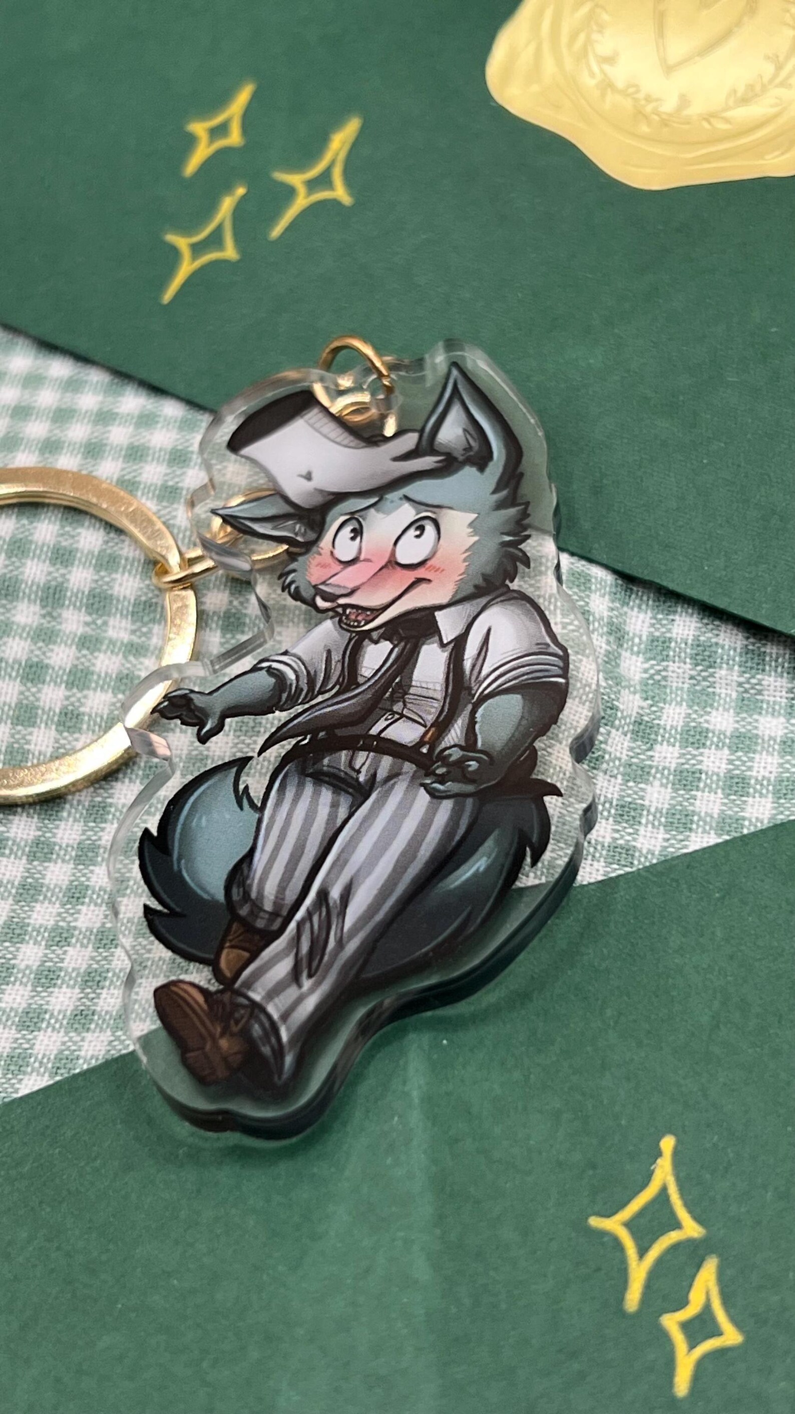 Beastars Inspired Furry Headpat Acrylic Keychains/charms || Legoshi ...