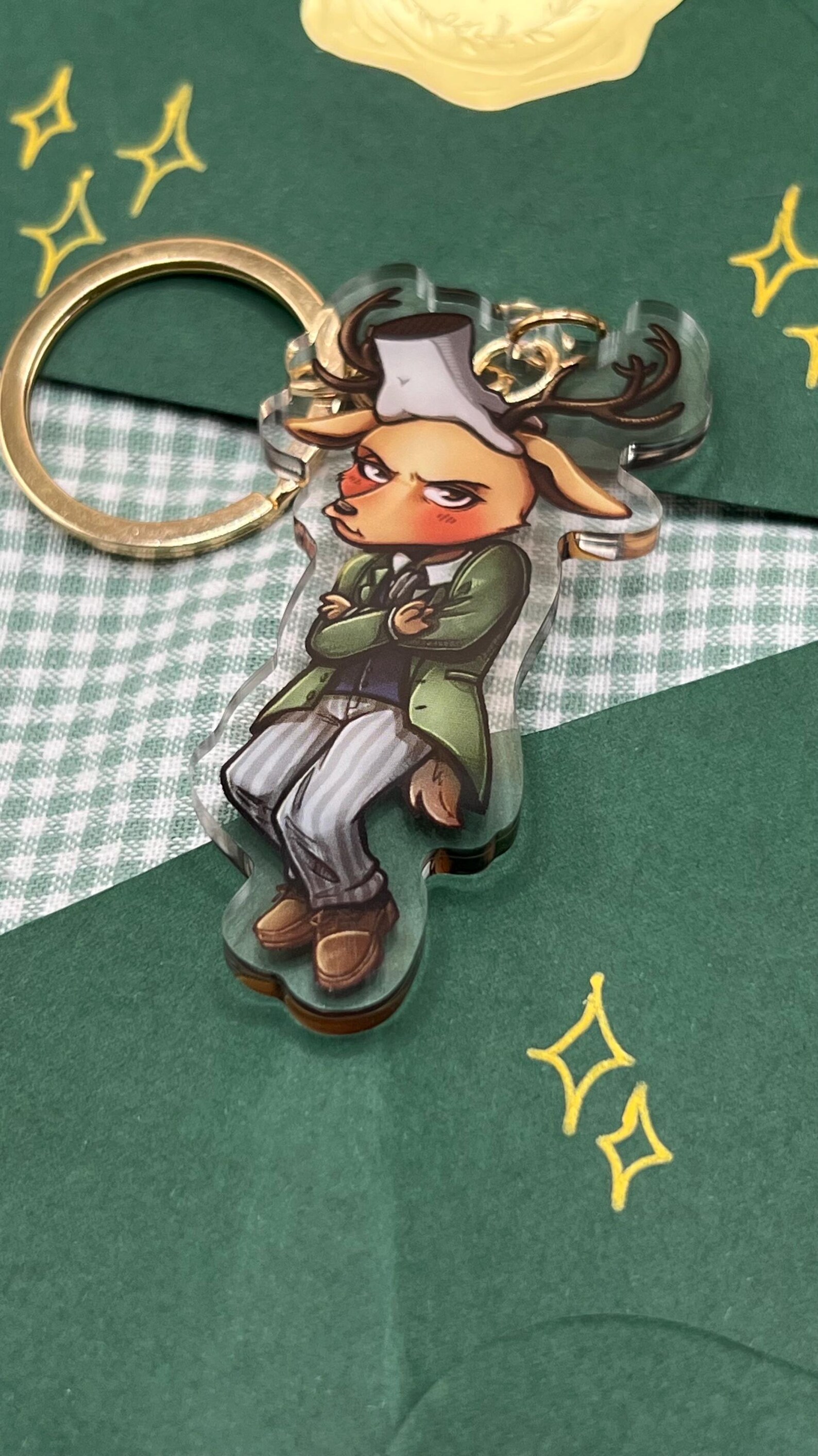 Beastars Inspired Furry Headpat Acrylic Keychains/charms || Legoshi ...