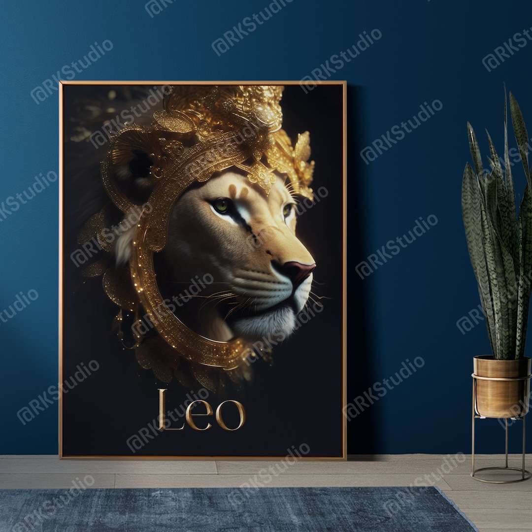 Leo, Poster, Wall Art Poster Instant Digital Download, Printable ...