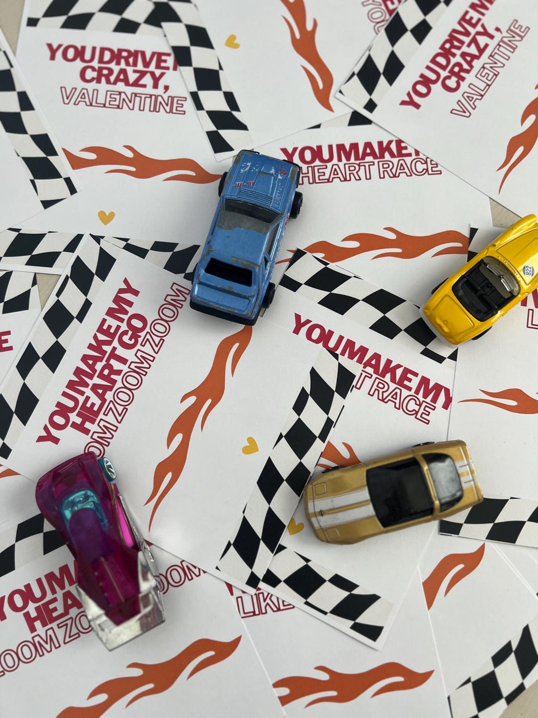 Printable Valentine’s Day Cards | Hot Wheel Valentine | Toddler ...