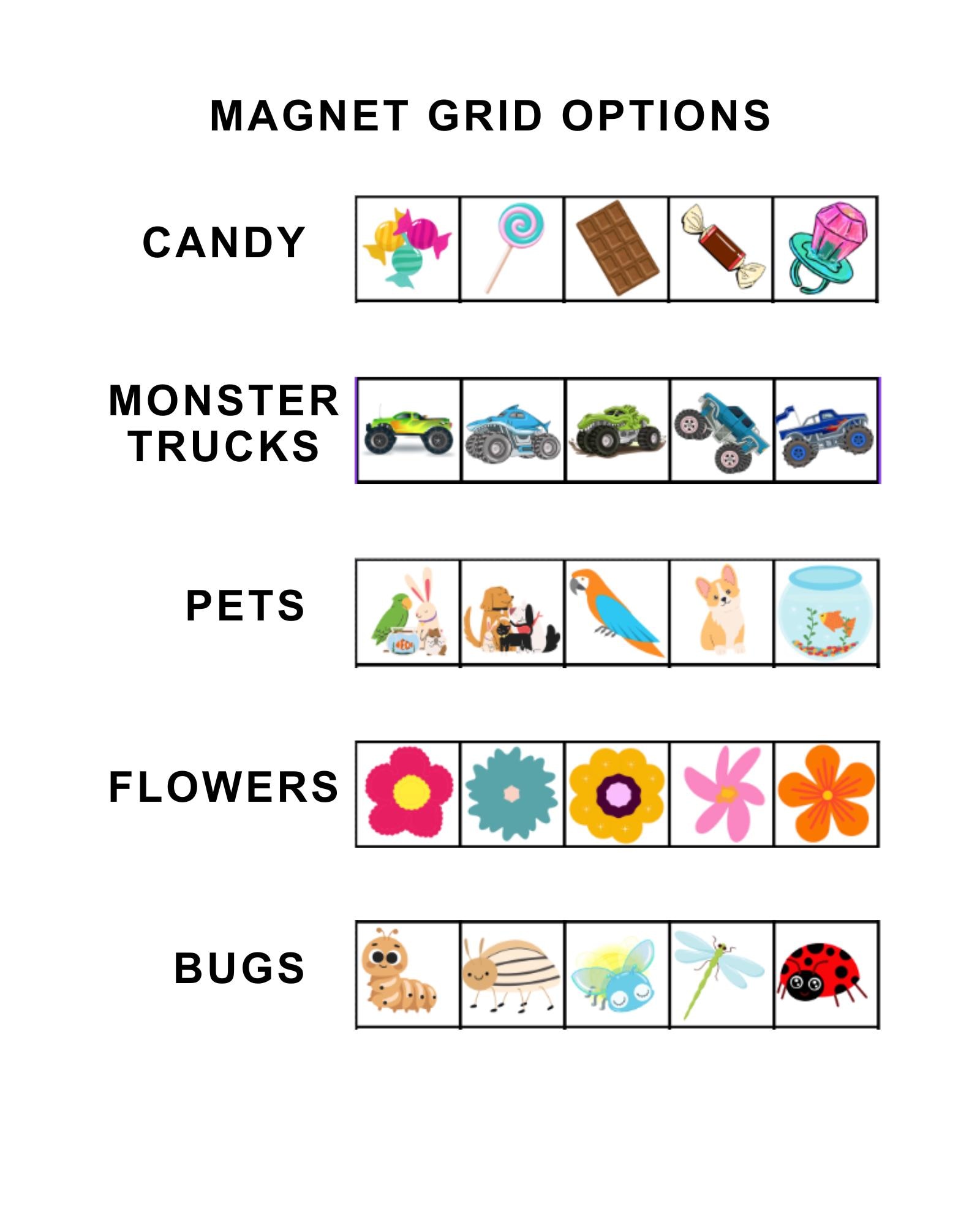 Custom Reward Chart for Kids | Magnets | Creating Good Habits | Toddler ...