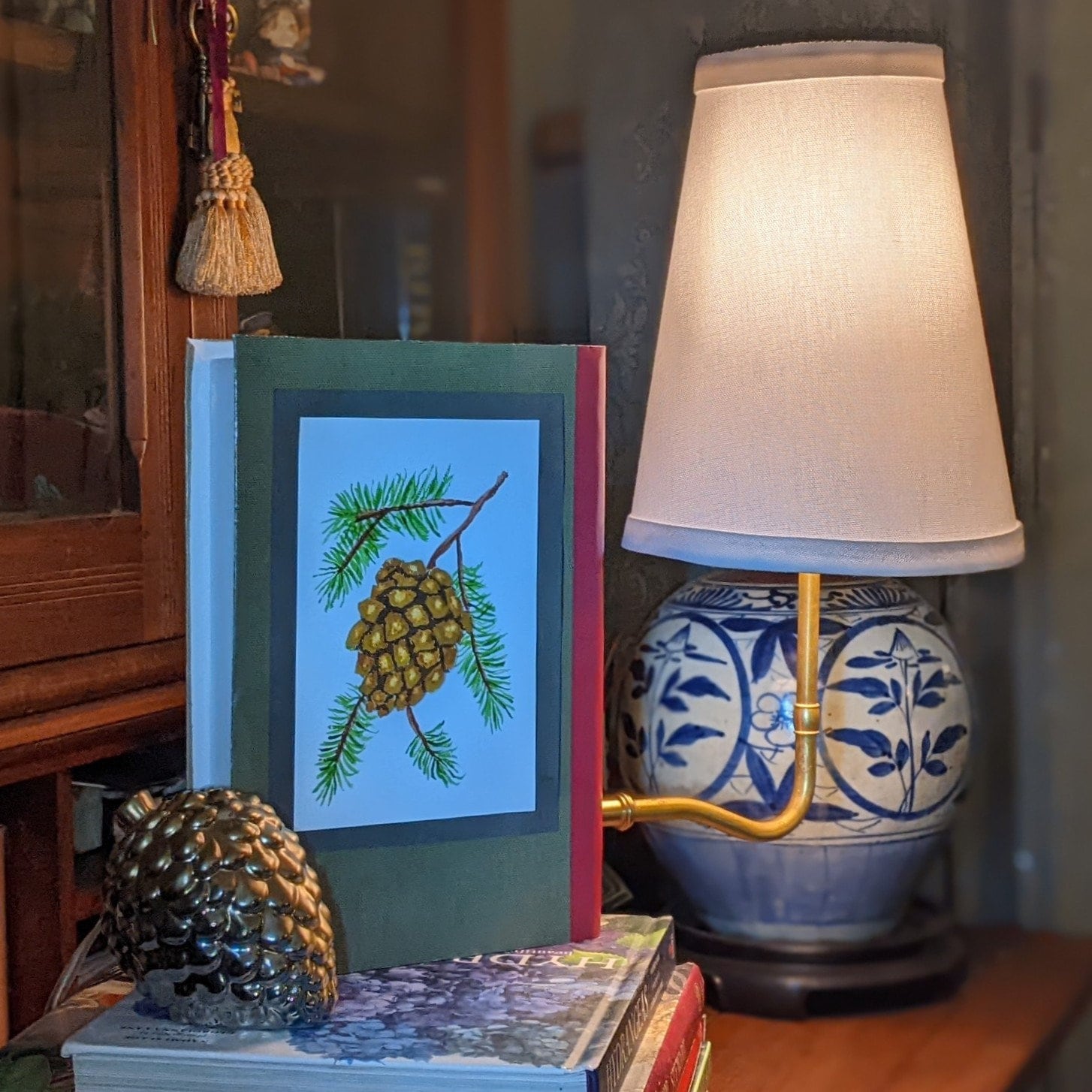 Gift of Nature, Bookcase, Bookshelf, Holiday, Festive, Christmas - Etsy