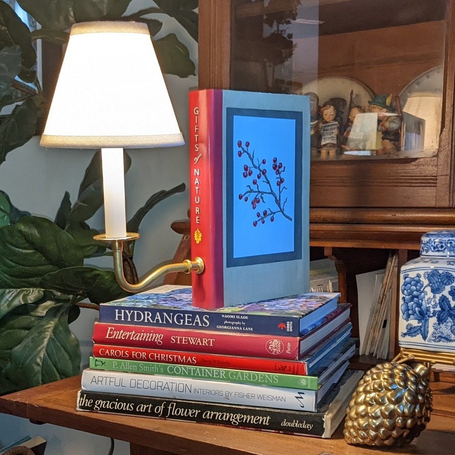 Gift of Nature, Bookcase, Bookshelf, Holiday, Festive, Christmas - Etsy