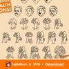 Dungeons & Dragons Ring and Tokens Set RPG Engrave / Cut Files SVG ...