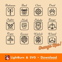 Dnd Class Emblems Png Svg Png Transparent Background, Dnd Class Symbol ...