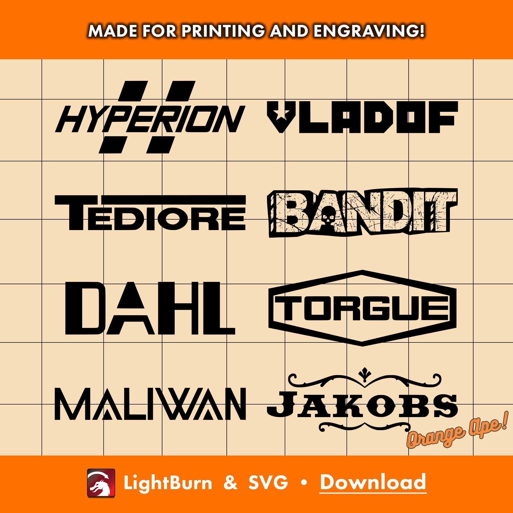 Borderlands Manufacturer Icons Outline & Silhouette Files SVG and ...