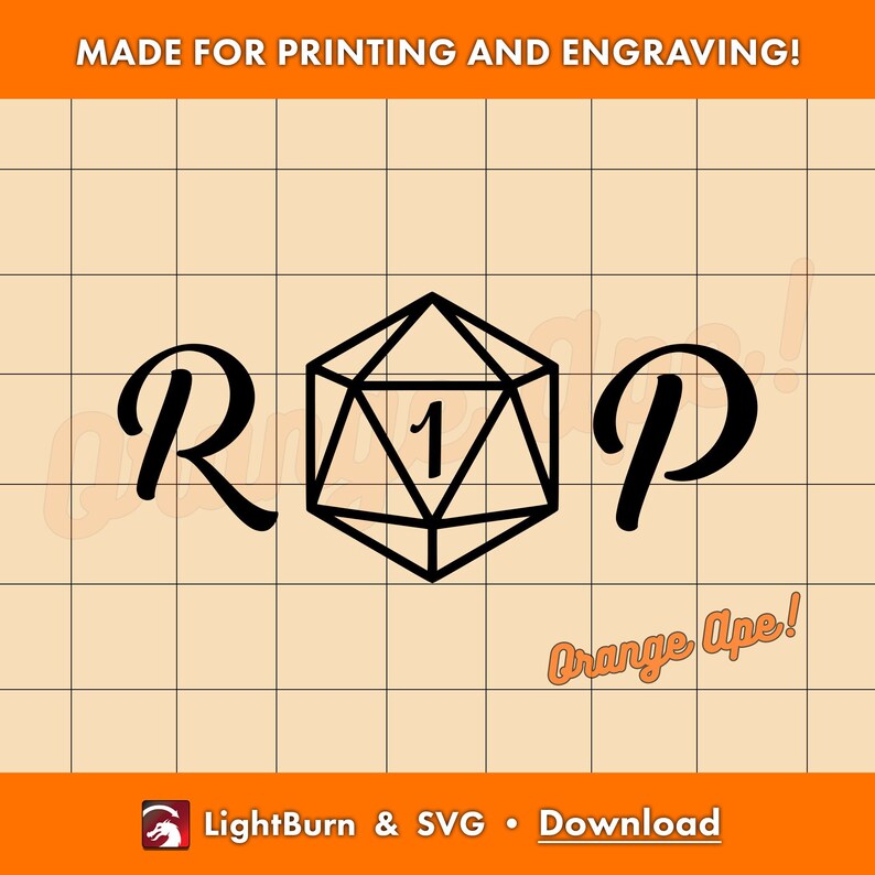 D&D Rip SVG Vector Artwork RPG Outline File Svg and Lightburn Laser ...