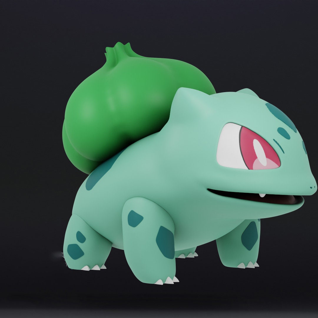BULBASAUR LIFE SIZE Stl File Pack Bundle, Bambulab, Prusa, Artillery ...