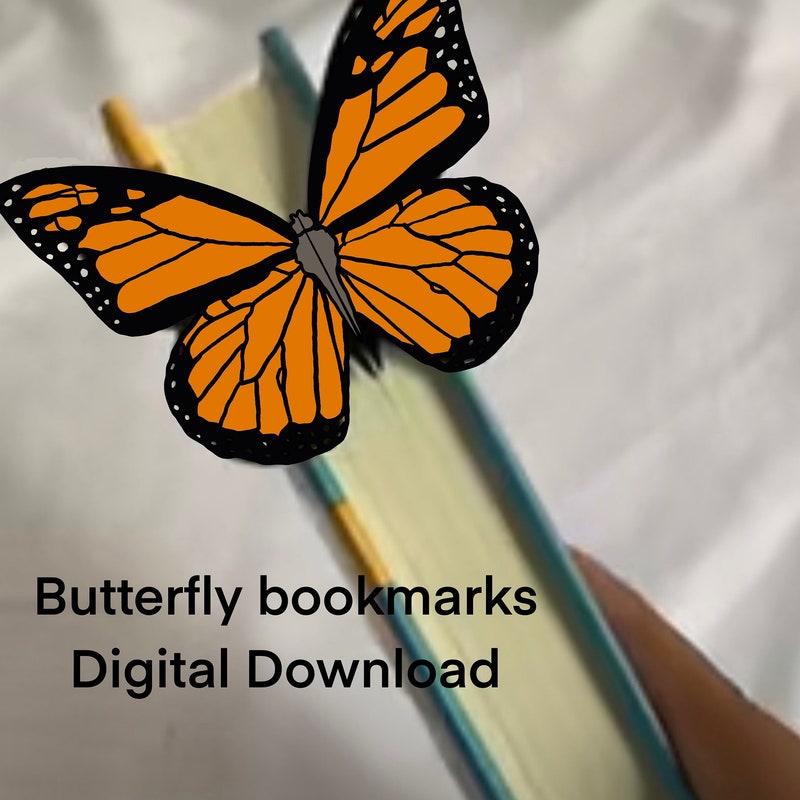 Butterfly Bookmark - Etsy
