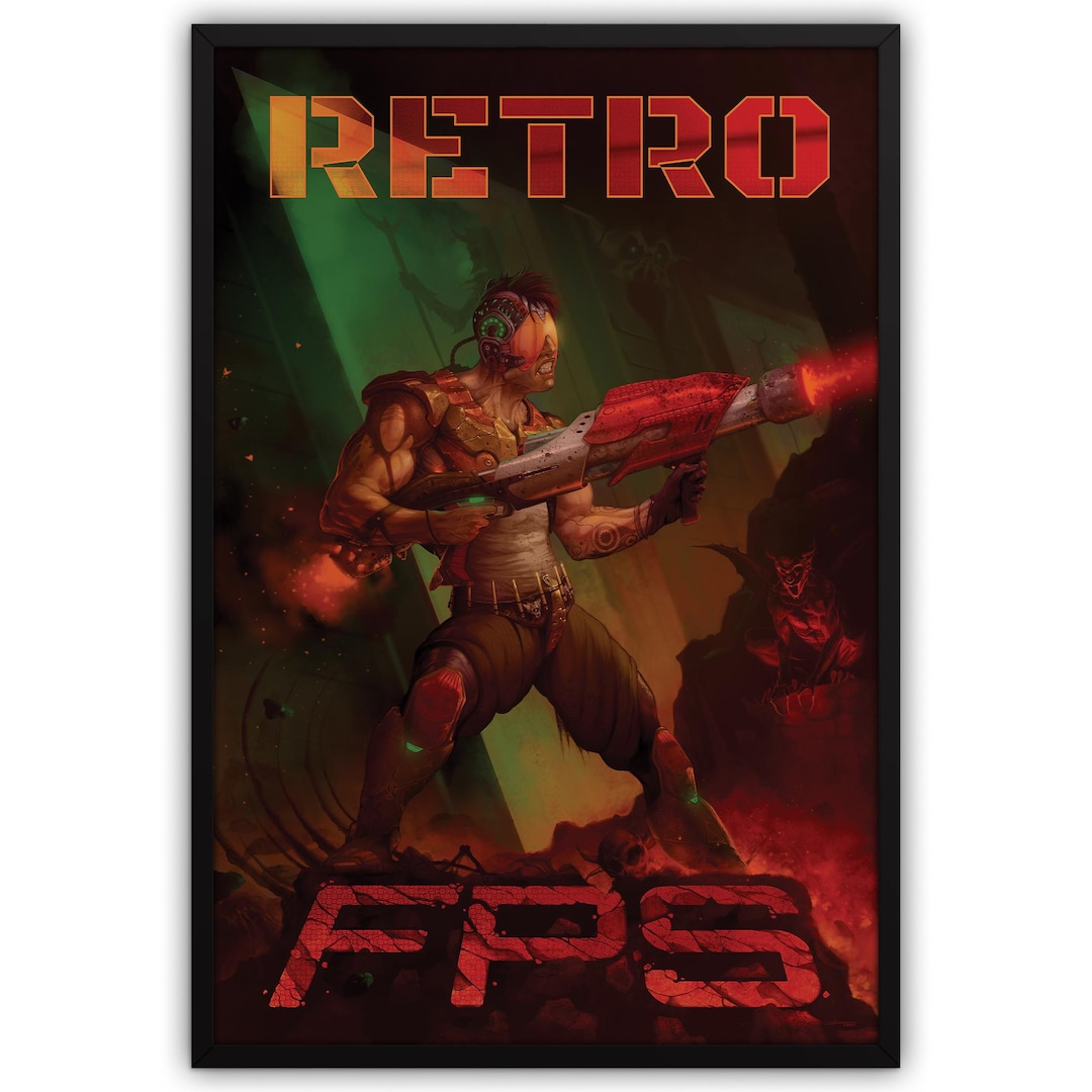 Grimdark Sci-fi Art Download, Retro 90s Gamer Wall Decor, Dark Fantasy ...