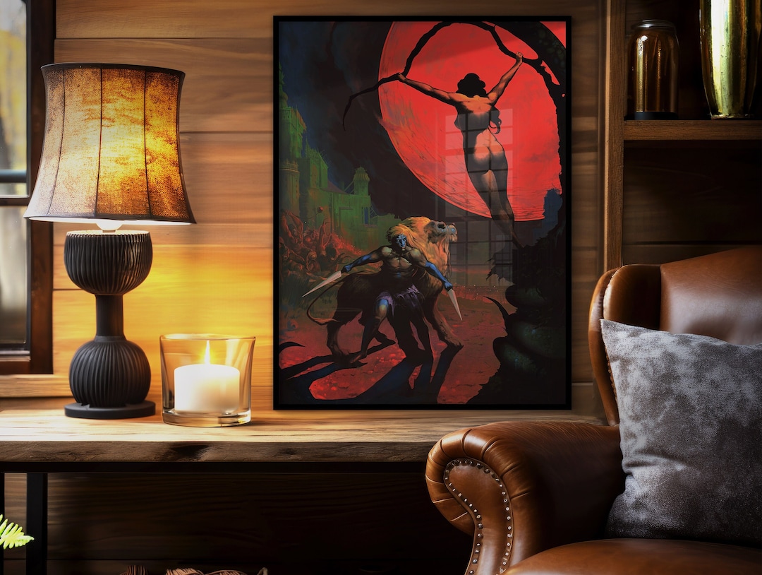 Moon Shadow Muse Art Download , 70s 80s Comics Artwork Wall Decor ...