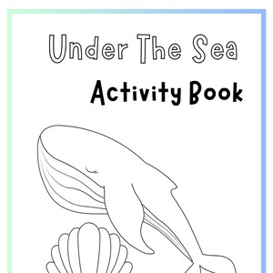 Under the Sea - Activity Book - Etsy