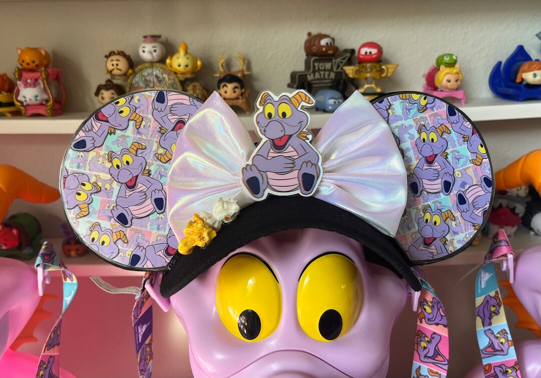Figment Popcorn Bucket Inspired Ears Visor Perfect for Run Rundisney ...