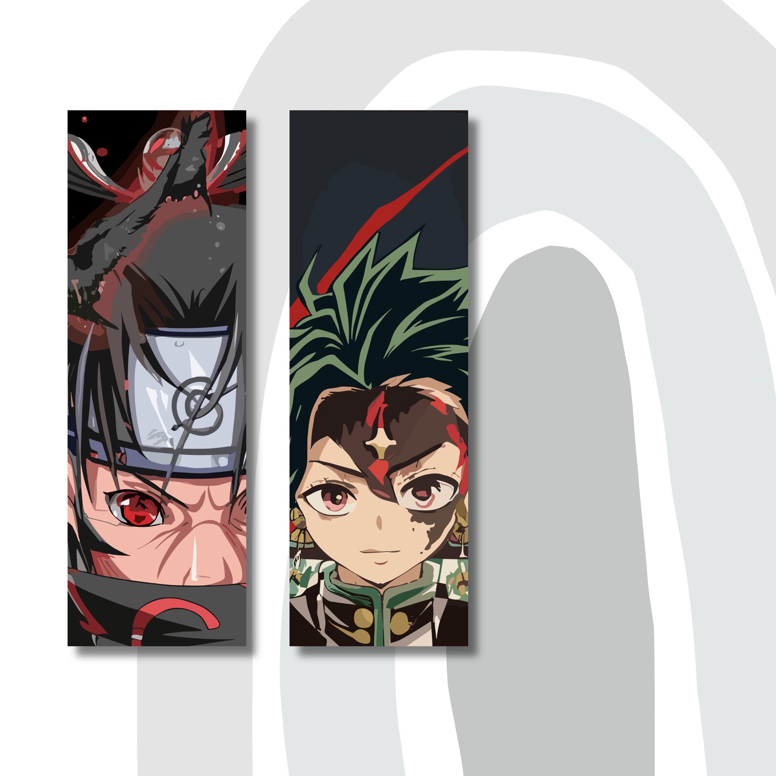 Anime Printable Bookmarks Set of 6 Printable Cartoon Theme - Etsy