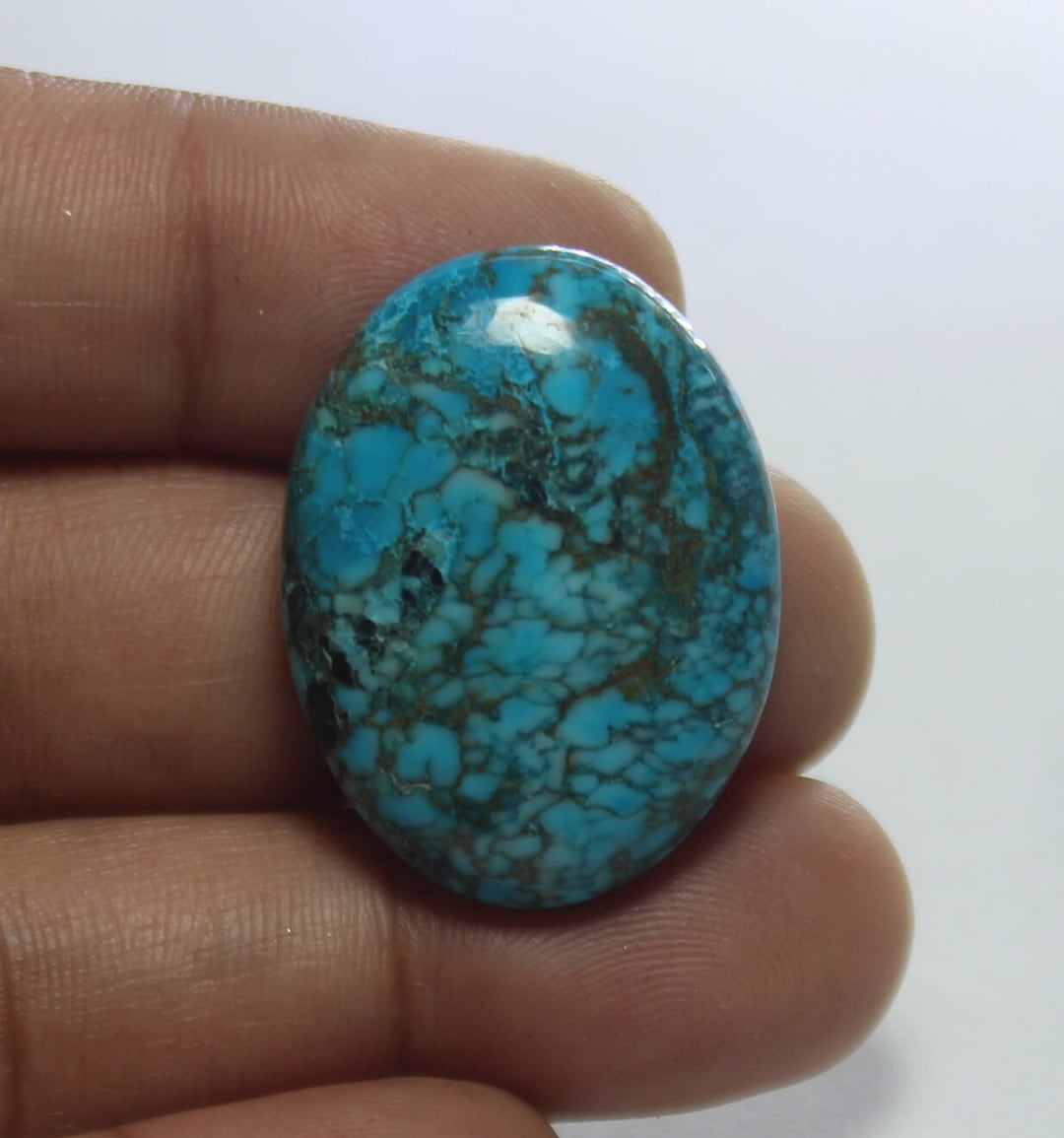 AAA Quality Blue Turquoise Gemstone Blue Turquoise Cabochon Blue ...