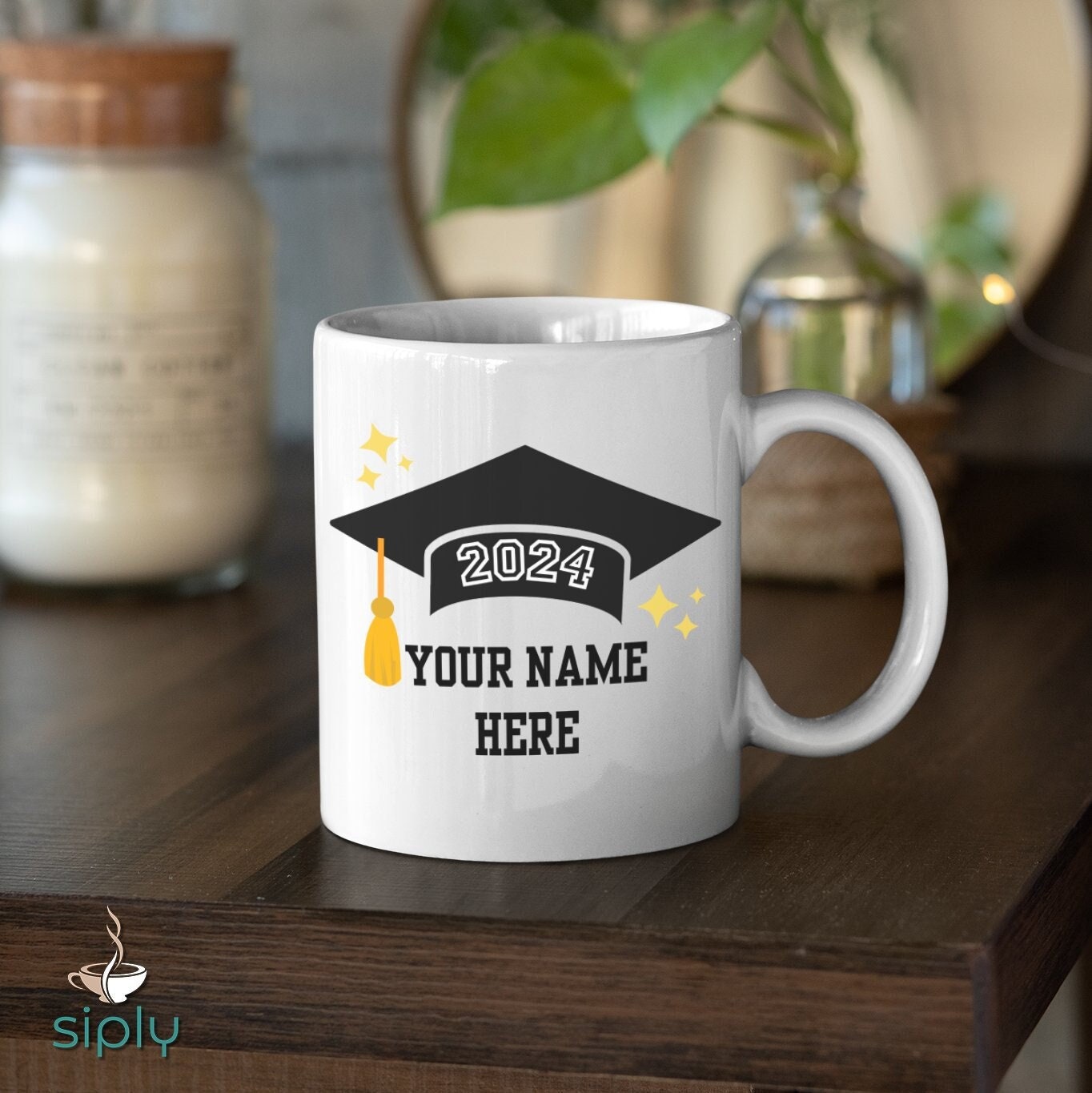 Personalized 2024 Graduation Mug, Gift for Graduates, College Graduate ...