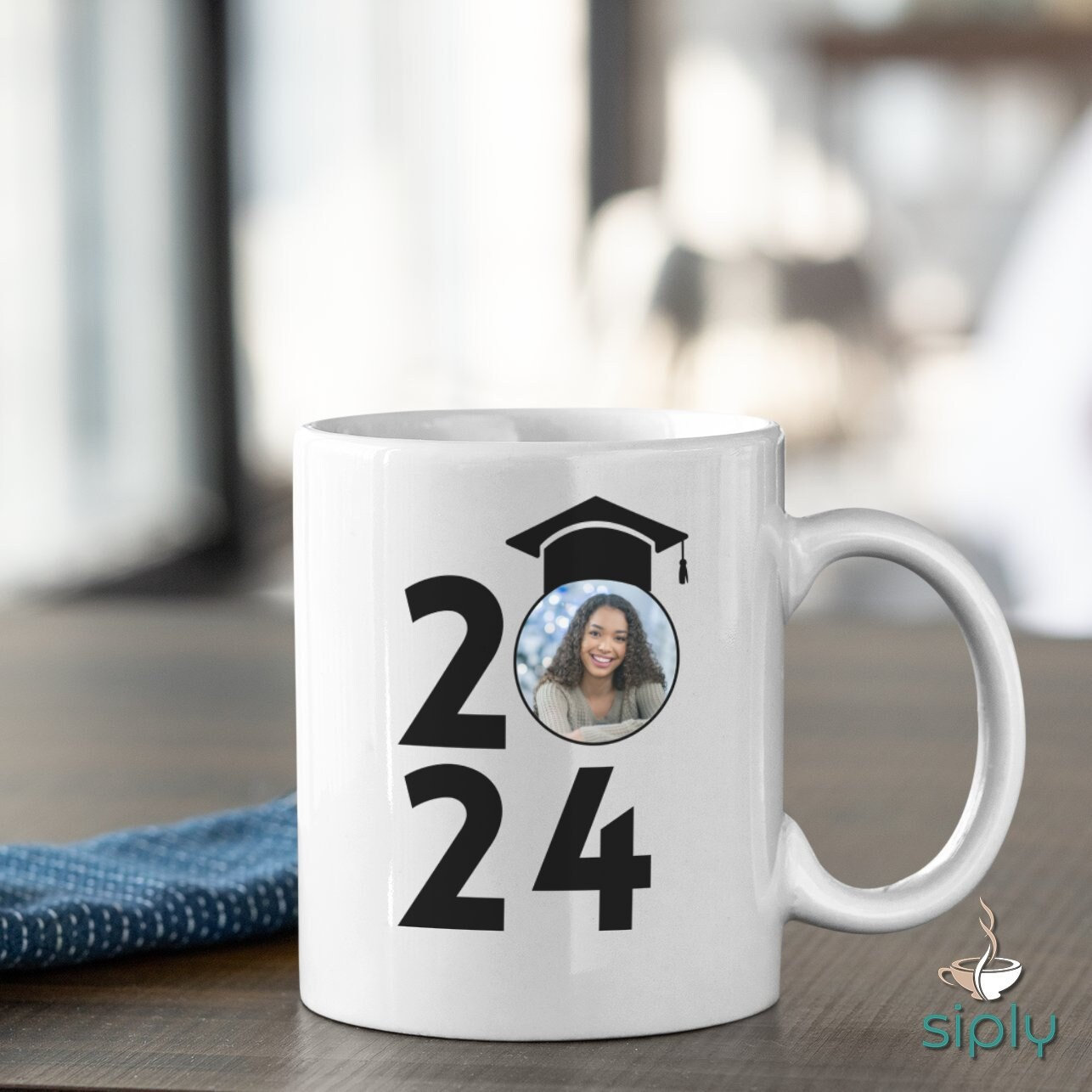 Custom Graduate Photo Gift Mug, Class of 2024 Graduation Mug ...