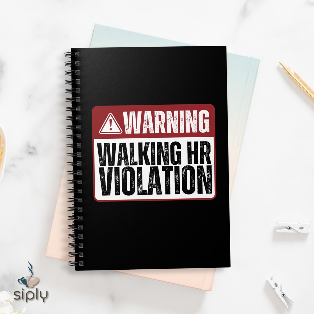 Funny Office Gift Notebook, Human Resource Gift, Gift for HR, Coworker ...