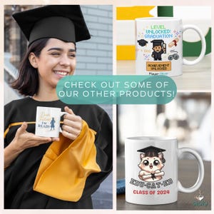 Level Unlocked: Graduation Personalized Mug, Gamer Grad Gift, Custom ...