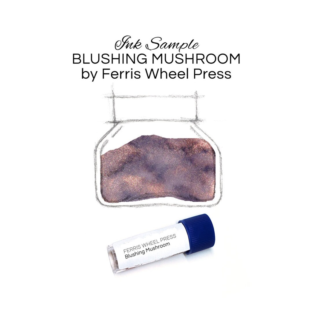 Ink Sample Ferris Wheel Press Blushing Mushroom Mauve Fountain - Etsy