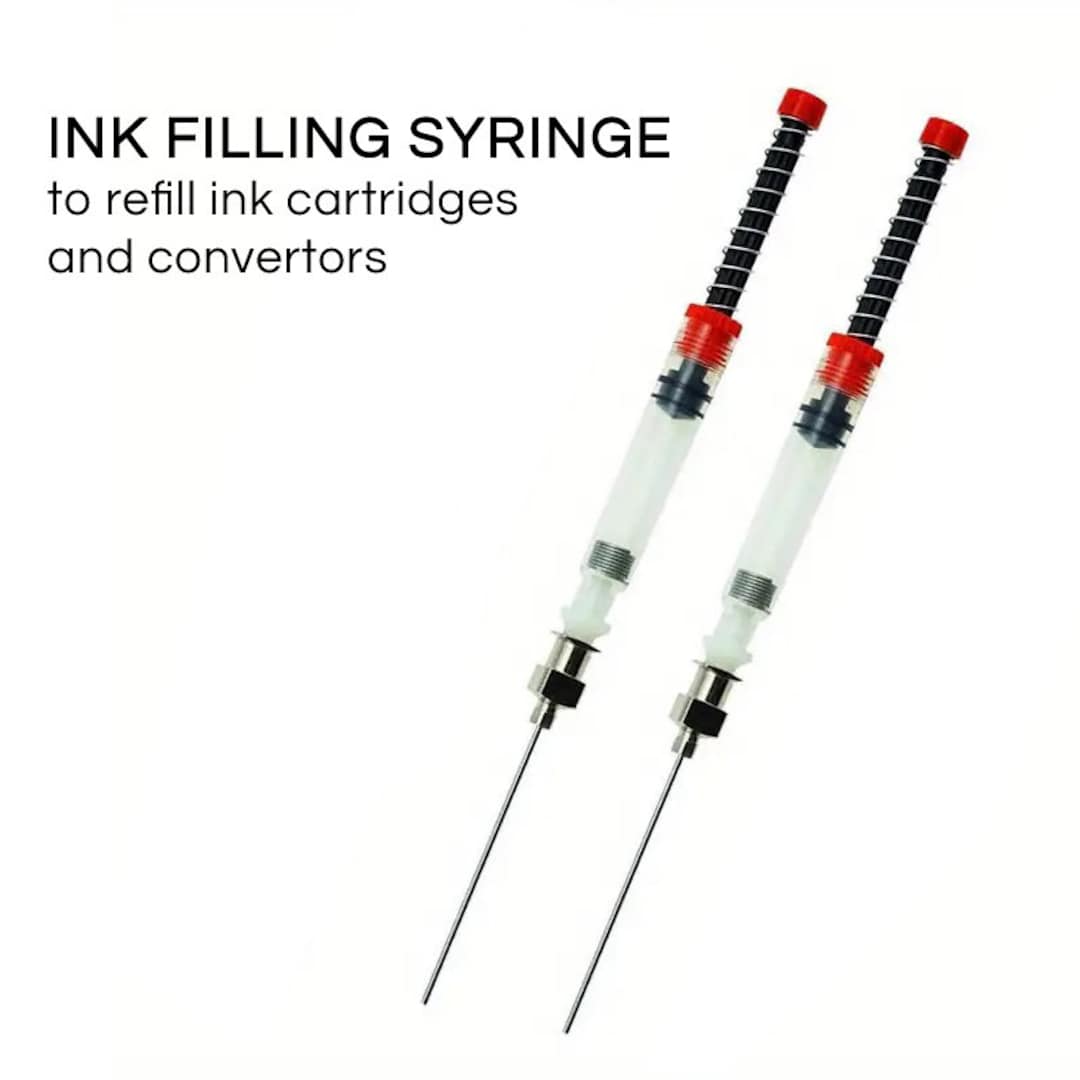 Ink Filler Syringe for Fountain Pens - Fill Pen Convertors or Ink ...