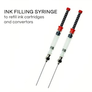 Ink Filler Syringe for Fountain Pens - Fill Pen Convertors or Ink ...