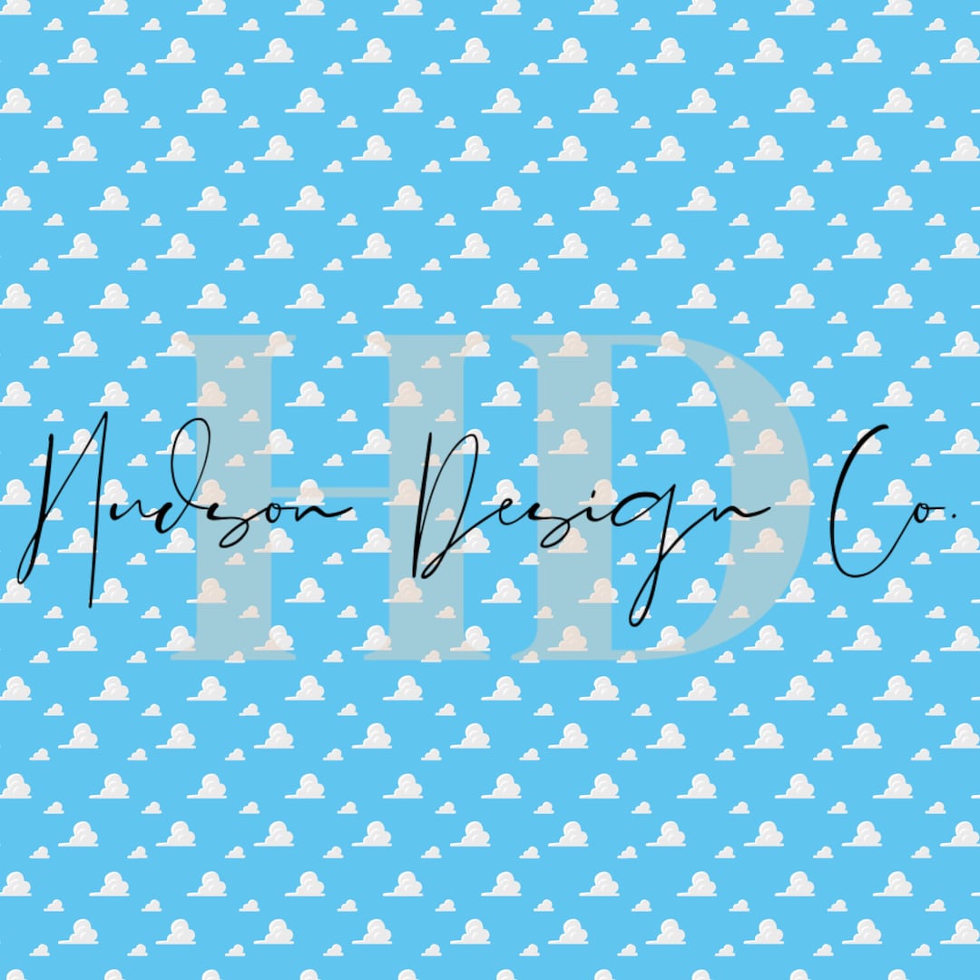 Andy Room Wall Cloud Blue Sky PNG Seamless Pattern File - Etsy