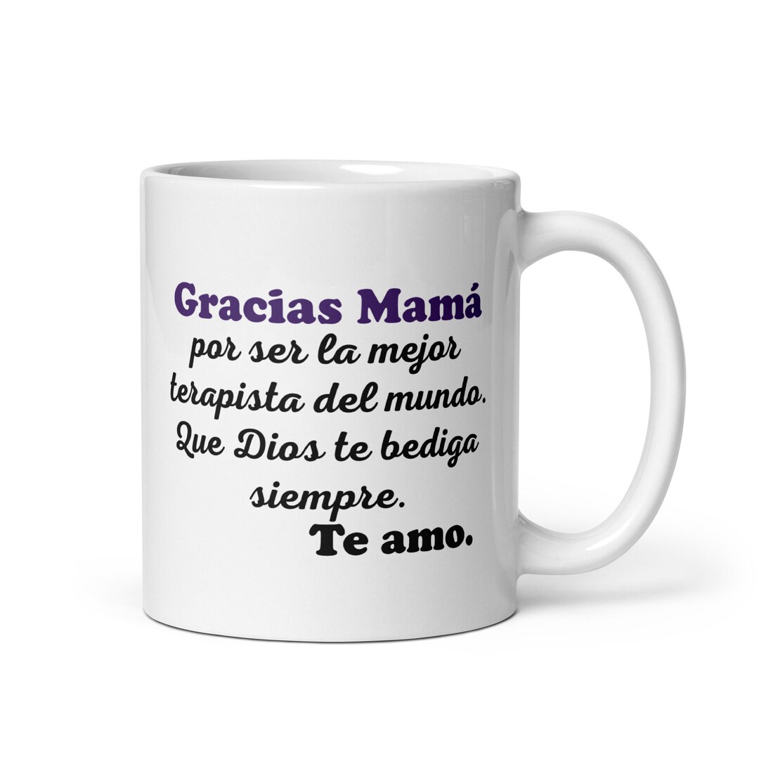 Thank You Mom Mug - Spanish Mom Gift - Etsy