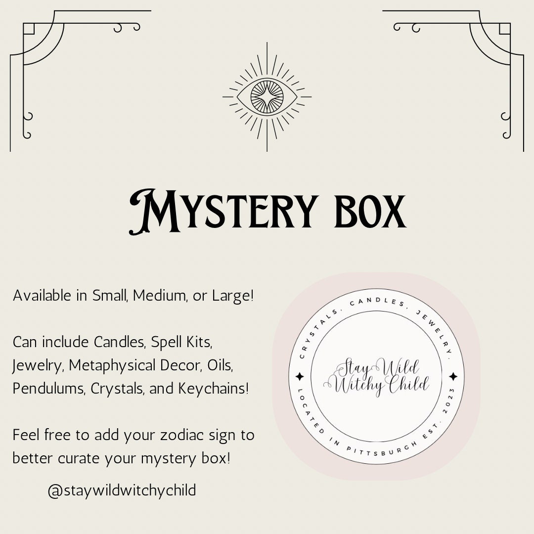 Witchy Mystery Box Zodiac Mystery Box Spiritual Mystery Box - Etsy