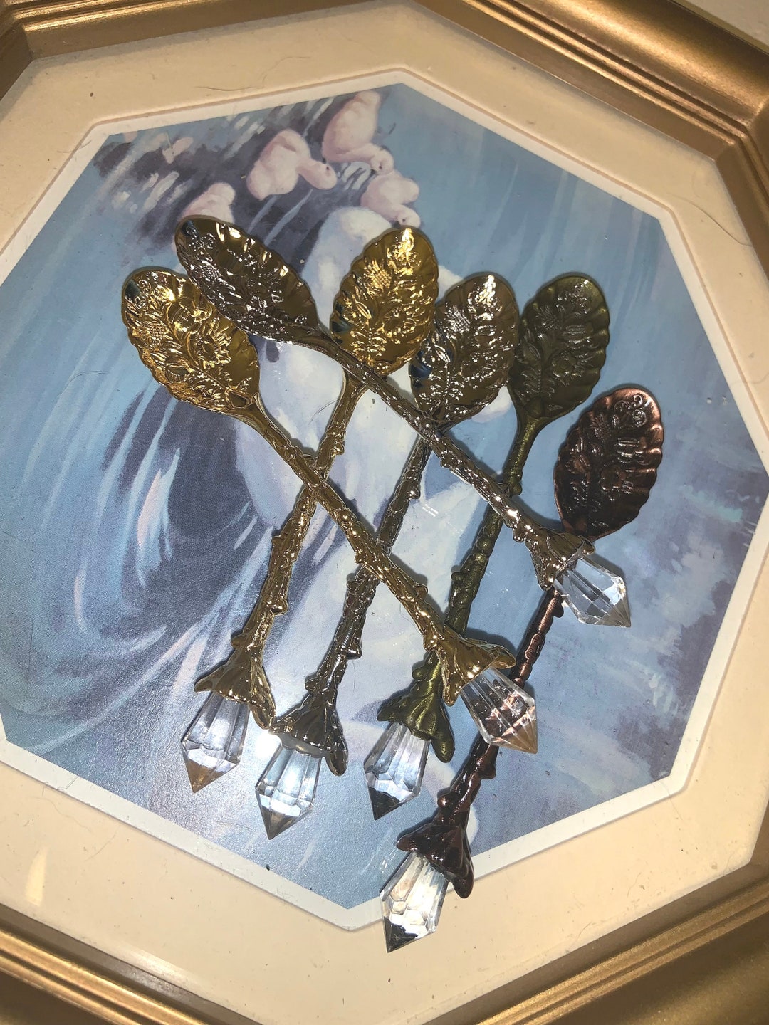 Crystal Tea Spoon • Decorative Spoon - Etsy