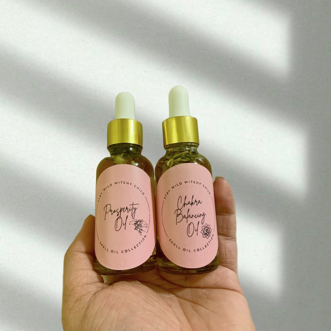 Spell Oil Collection Glass Dropper Body Oil Ritual Oil Intention Oil - Etsy