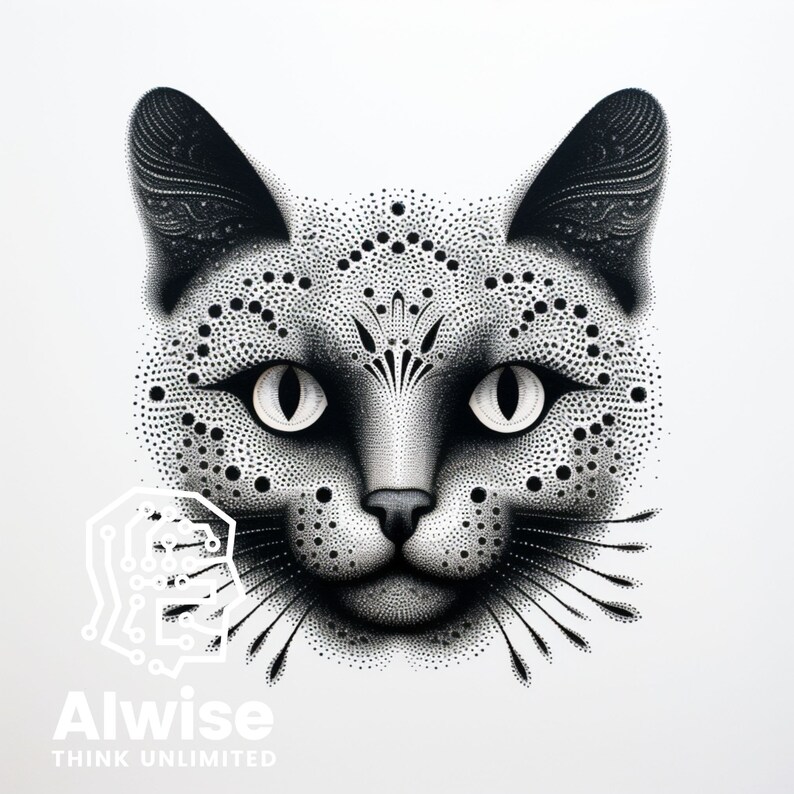 200 Minimalist Dotted Art Prints Midjourney Prompt, Dall-e Stable ...