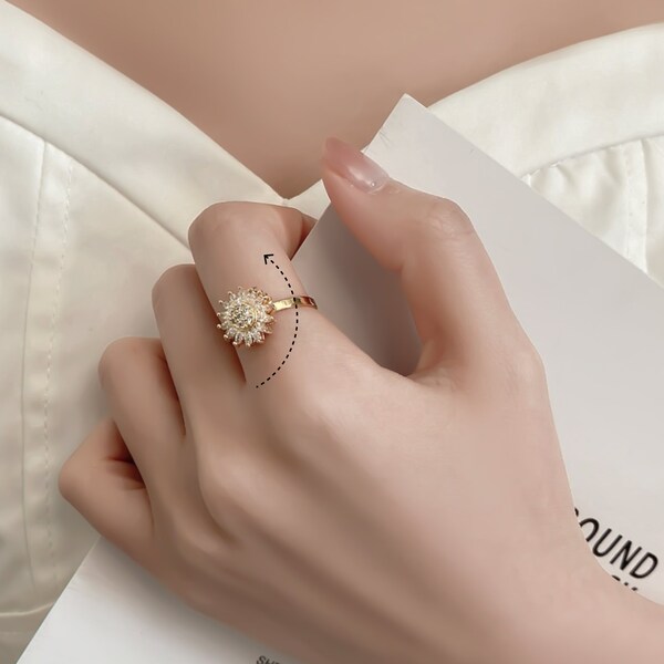 Silver Spinning Ring - Etsy