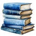 Colorful Stack Book Clipart , 25 High Quality Images Jpgs Digital ...