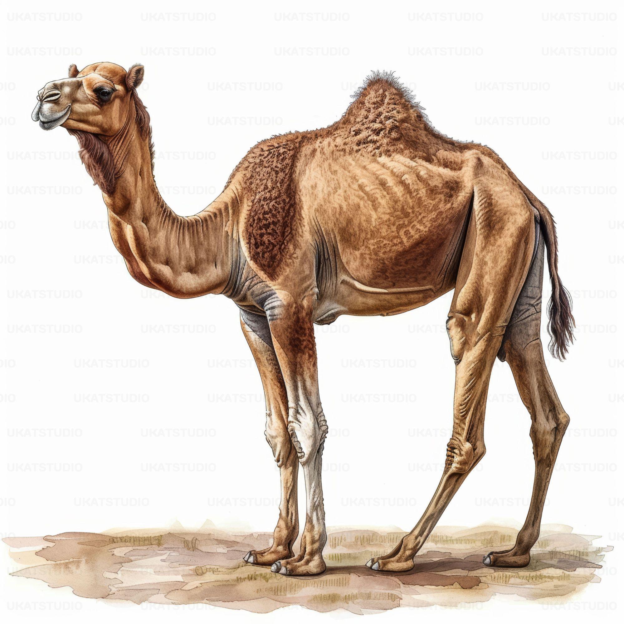 Camel Portrait Clipart , 22 High Quality Images Jpgs Digital Download ...