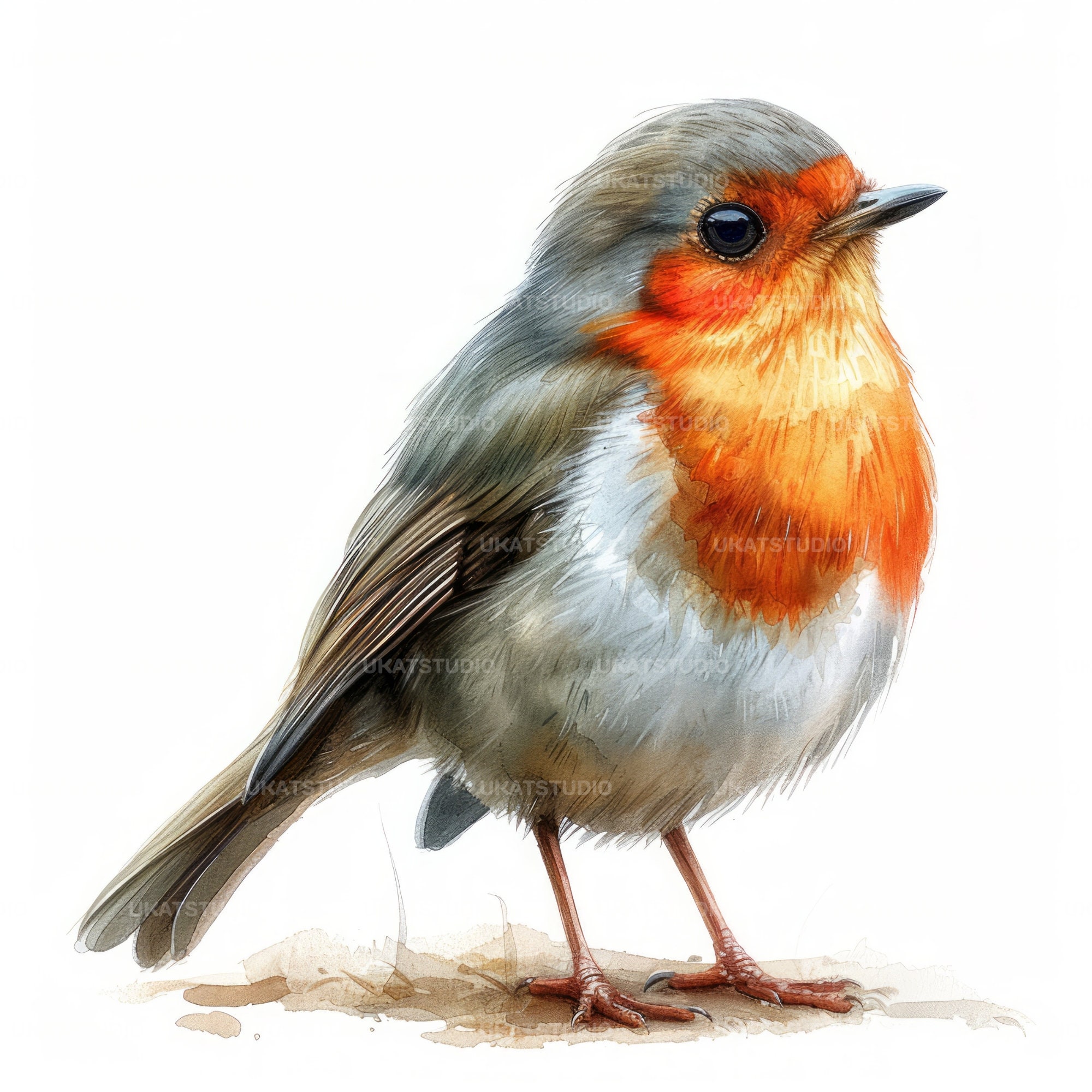 Robin Bird Clipart , 31 High Quality Images Jpgs Digital Download ...
