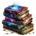 Spell Magic Fantasy Book Stack Clipart , 27 High Quality Images Jpgs ...