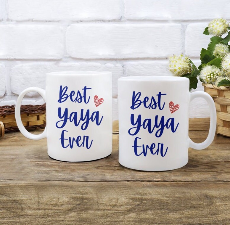 Gift for Greek Yaya Grandmother Coffee Mug Gift for Greek Grandma Gifts ...