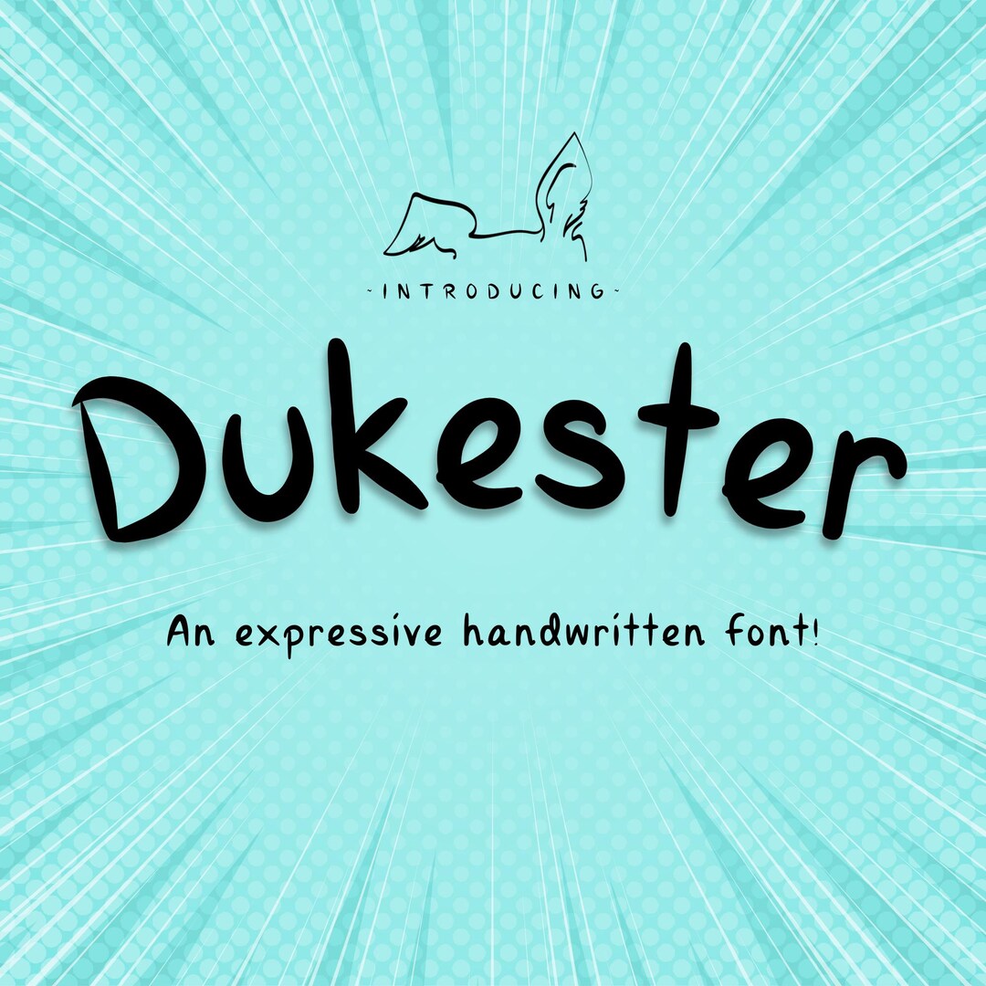 Handwritten Comic Font (OTF & TTF), Commercial Use - Etsy