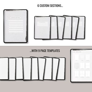 Undated Quarterly Digital Infinity Planner, Hyperlinked Project ...