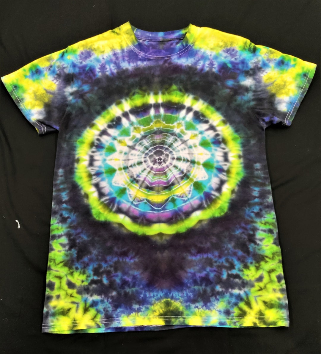 Split Smokey Mandala Portal Tie Dye T-shirt, Adult Size Medium - Etsy